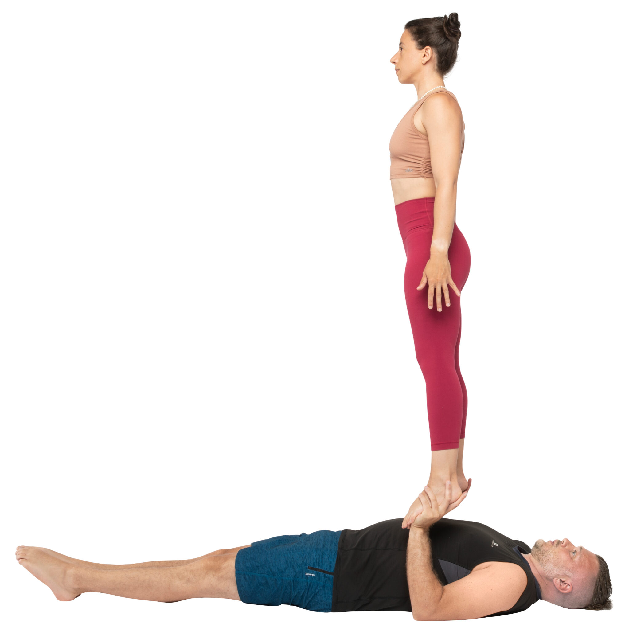 Acroyoga Pose: Foot to Hand extended Foot to Hand, long arm Foot to ...