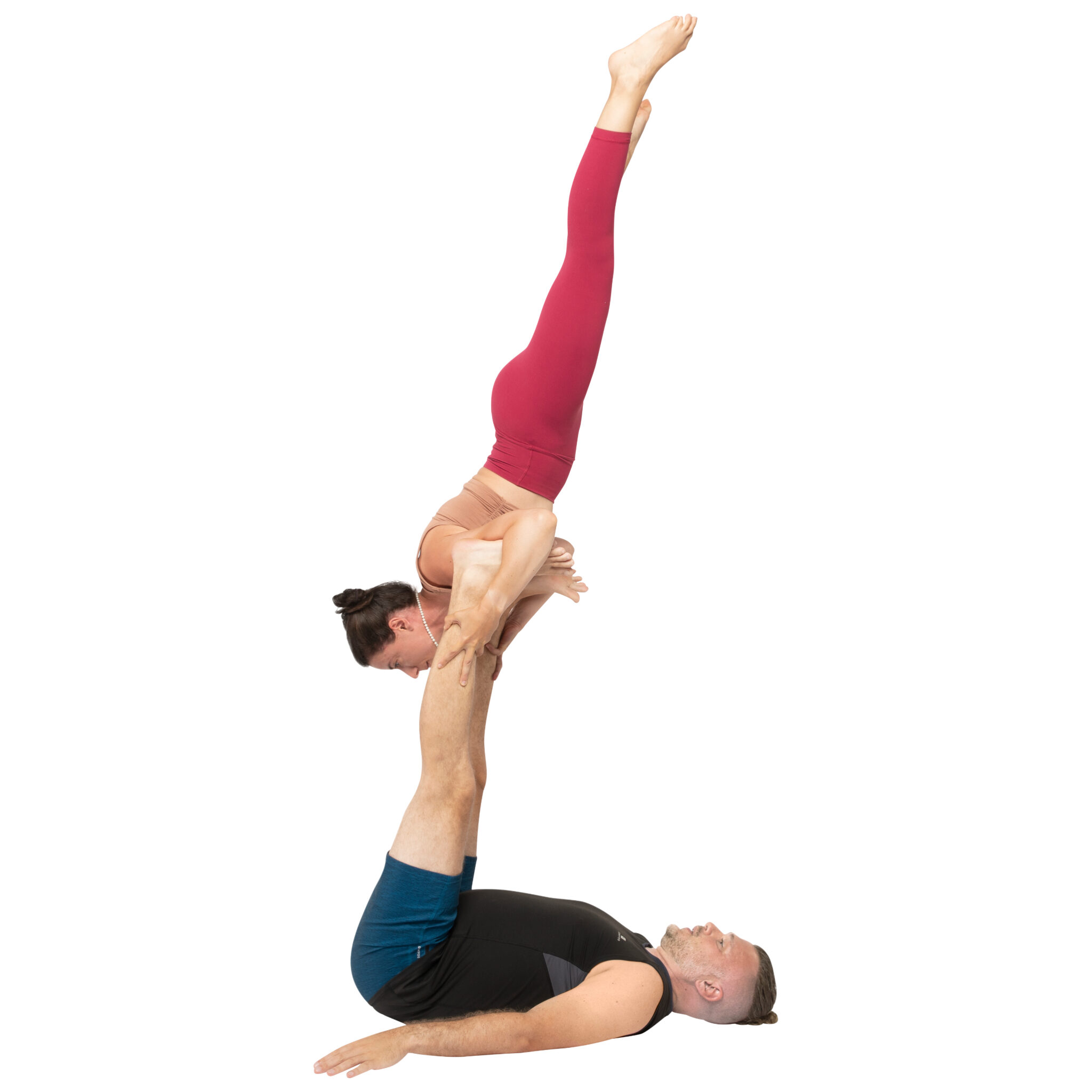Acroyoga Pose: Reverse Bicep Stand - - L-Basing