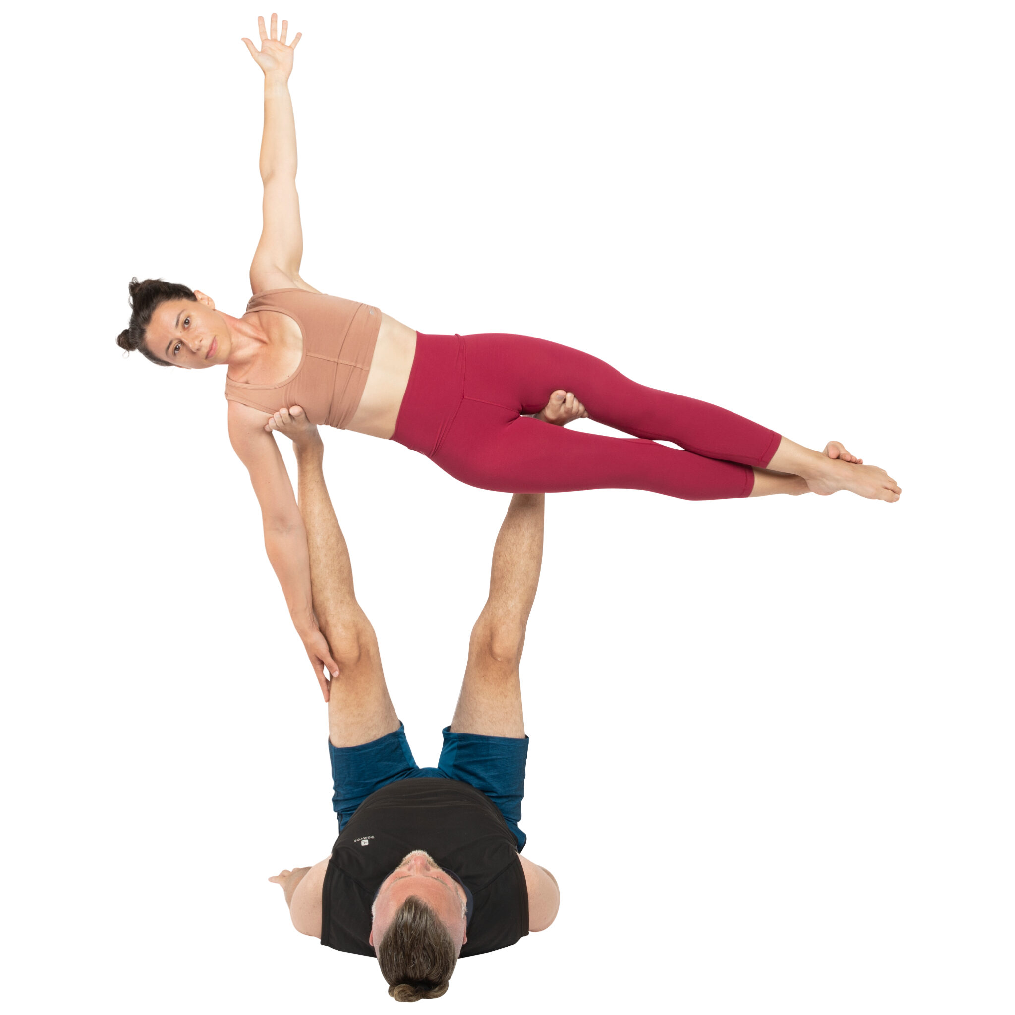 Acroyoga Pose: Vishnus Couch Couch - L-Basing